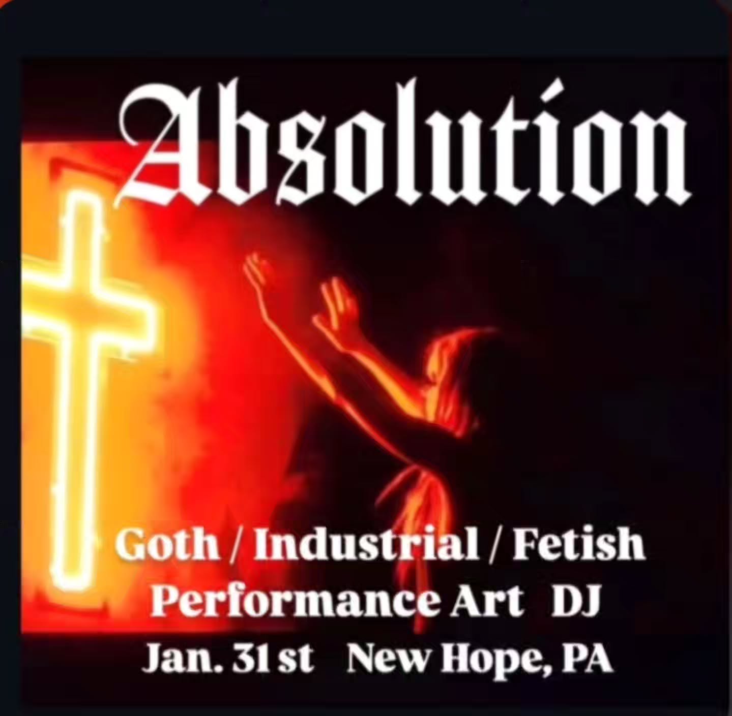 Absolution: A 90s NYC-style Goth/Industrial Dance Party - Phillygoth