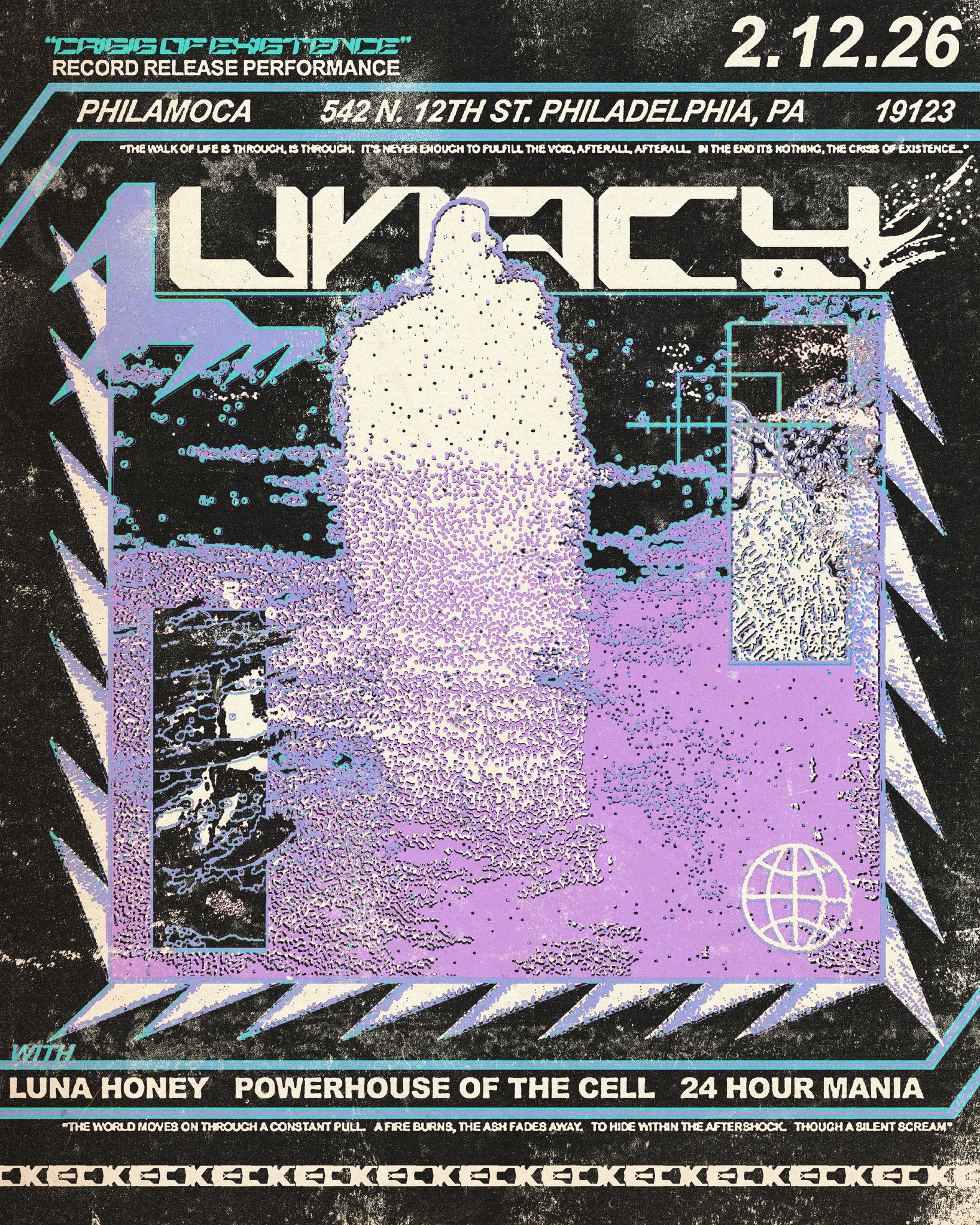 Lunacy, Luna Honey, Powerhouse of the Cell, & 24 Hour Mania - Phillygoth